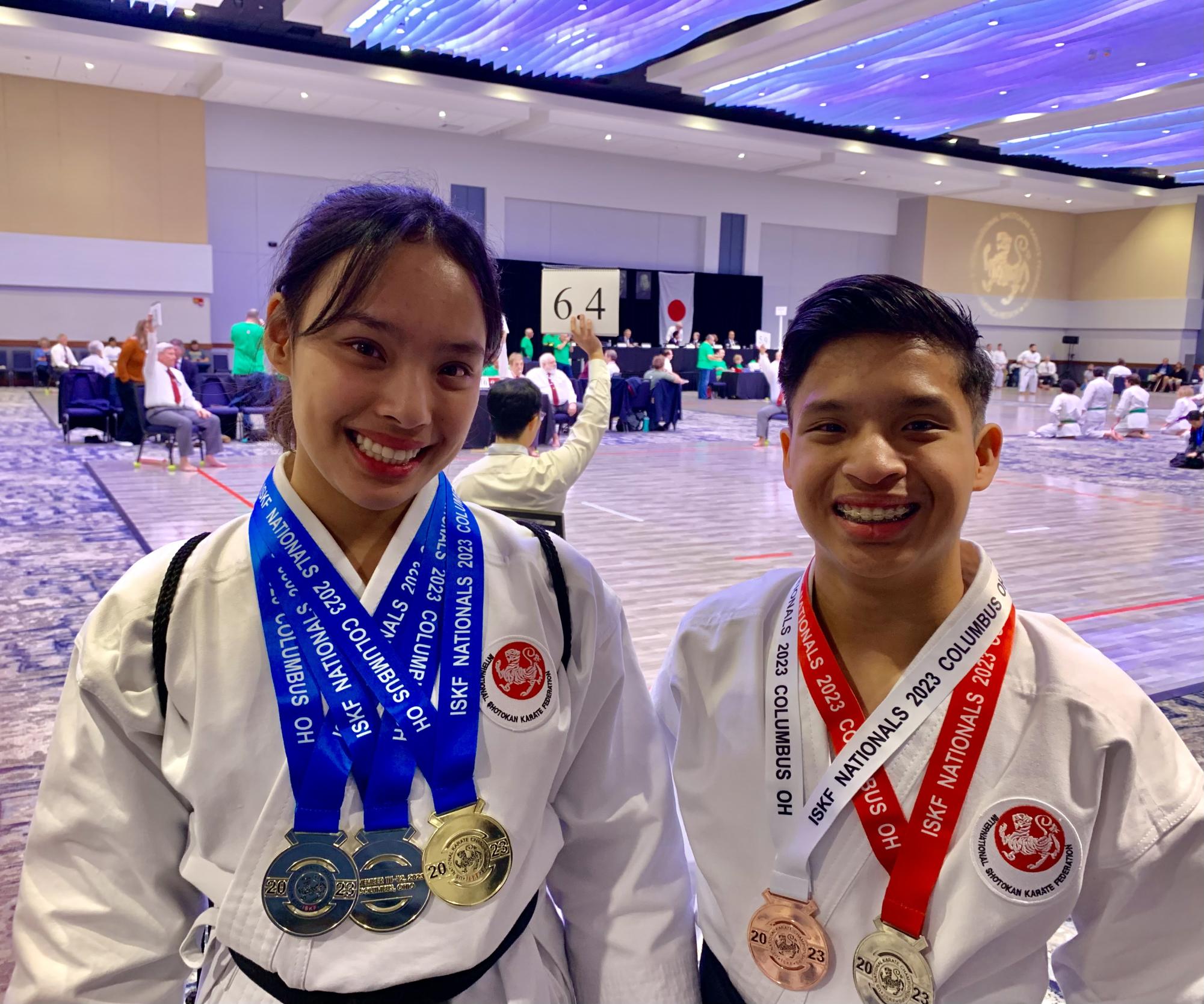 Twins double team karate competition to grab gold – The Crusader